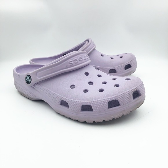 CROCS | Shoes | Crocs Shoes Womens 9 Classic Clogs Lavender Purple ...